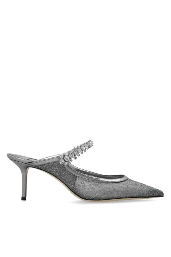 JIMMY CHOO Heeled Mules ‘bing 65 - Grey