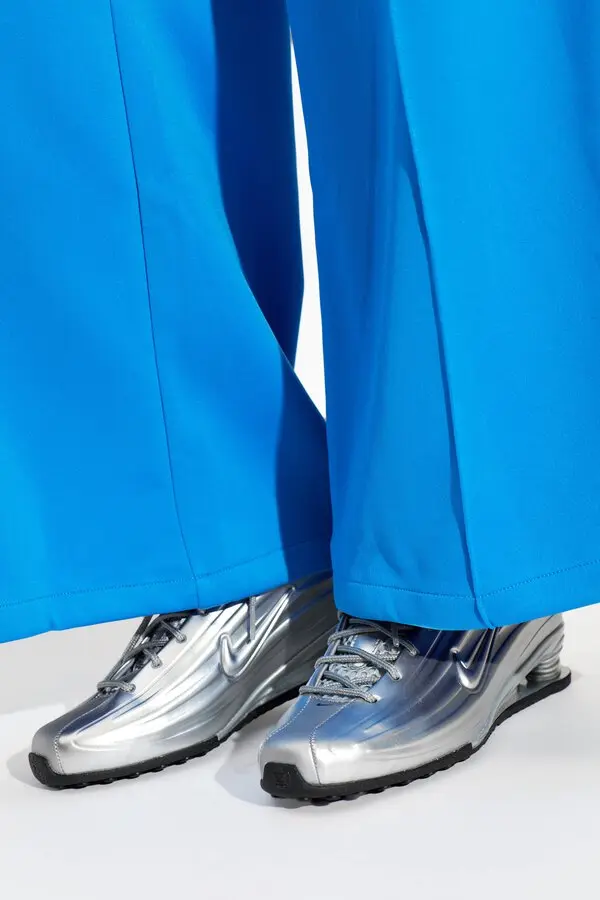Nike Shox Z Metallic Sneakers - Silver