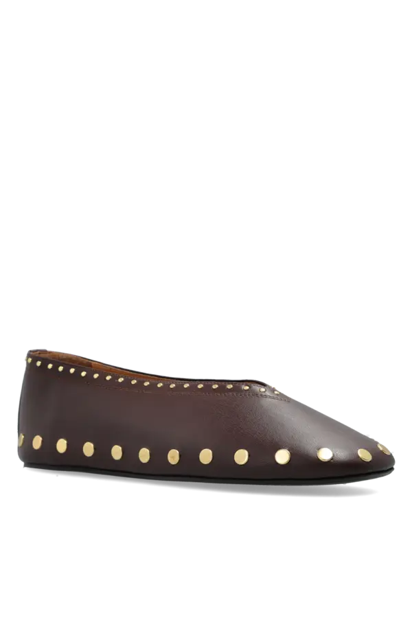 GANNI Ballet Flats With Studs