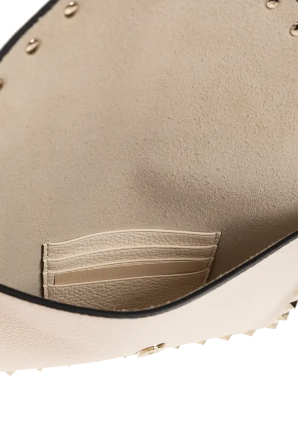 Valentino Garavani Leather Studded Clutch