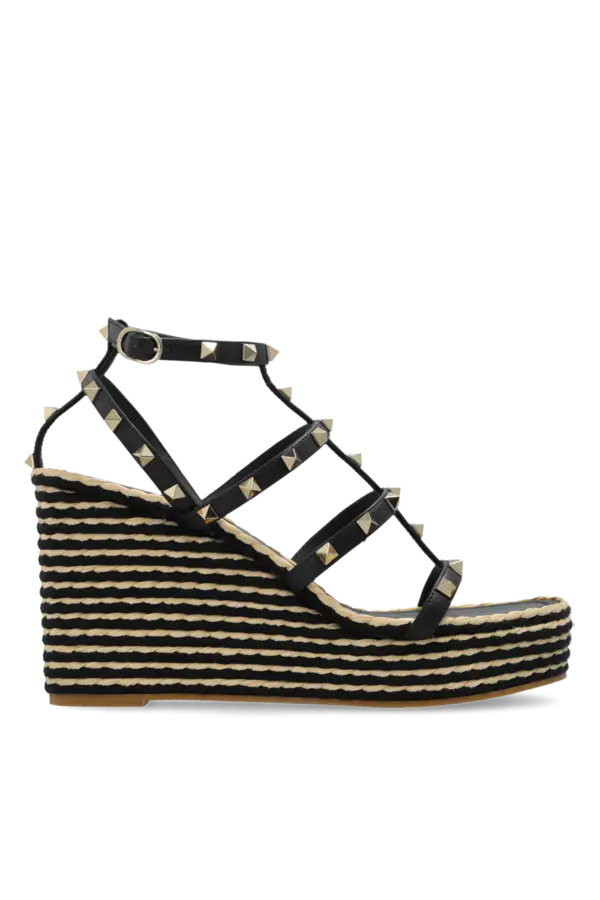 Valentino Garavani Wedge Sandals With Studs