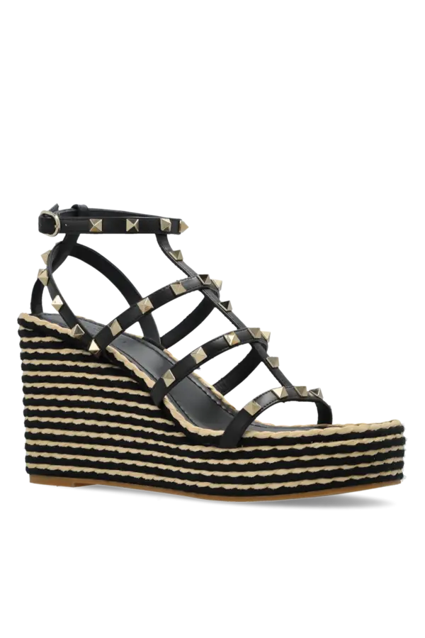 Valentino Garavani Wedge Sandals With Studs