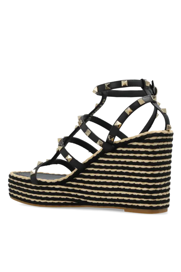 Valentino Garavani Wedge Sandals With Studs