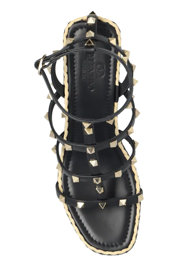 Valentino Garavani Wedge Sandals With Studs