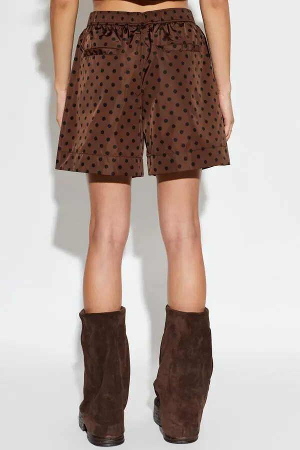 GANNI Polka Dot Patterned Shorts