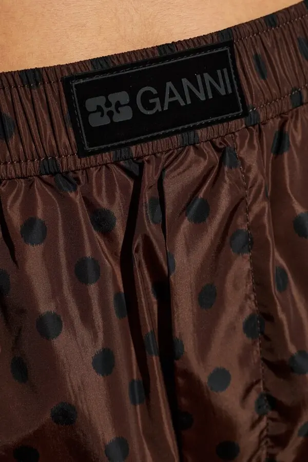 GANNI Polka Dot Patterned Shorts