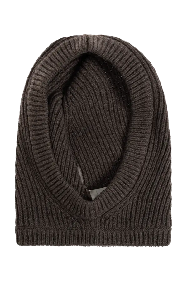 Rick Owens Cashmere Hood - Brown