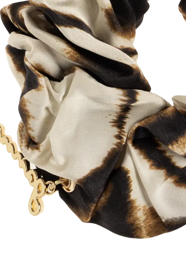 GANNI Hair Scrunchie With Animal Motif