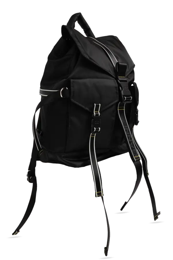 GANNI Backpack With Logo Patch