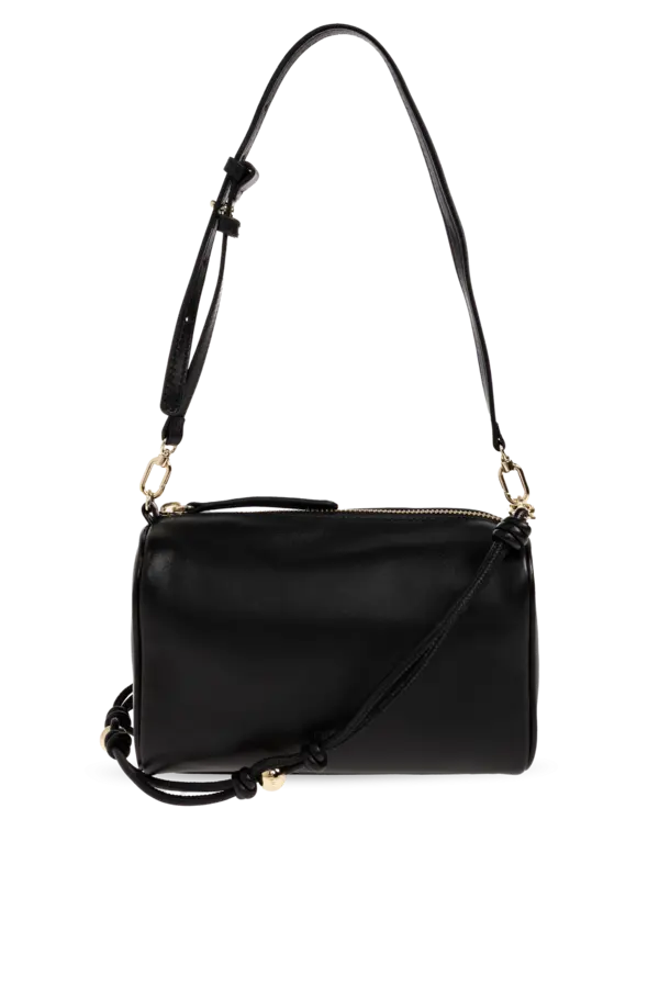 Furla Talia Mini Bag In Leather With Gold-tone Hardware - Black