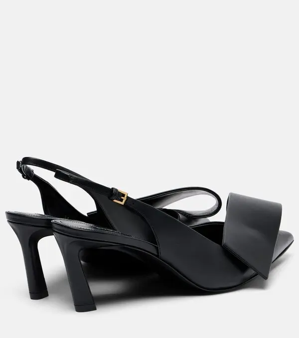 Givenchy Twisted Ribbon Slingback Pumps