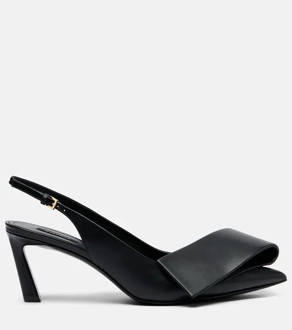 Givenchy Twisted Ribbon Slingback Pumps