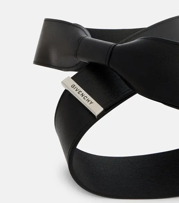 Givenchy Bow Detail Leather Belt