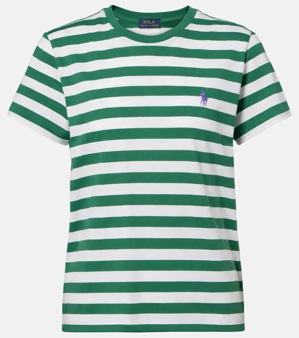Polo Ralph Lauren Striped Cotton Jersey T-shirt - Green