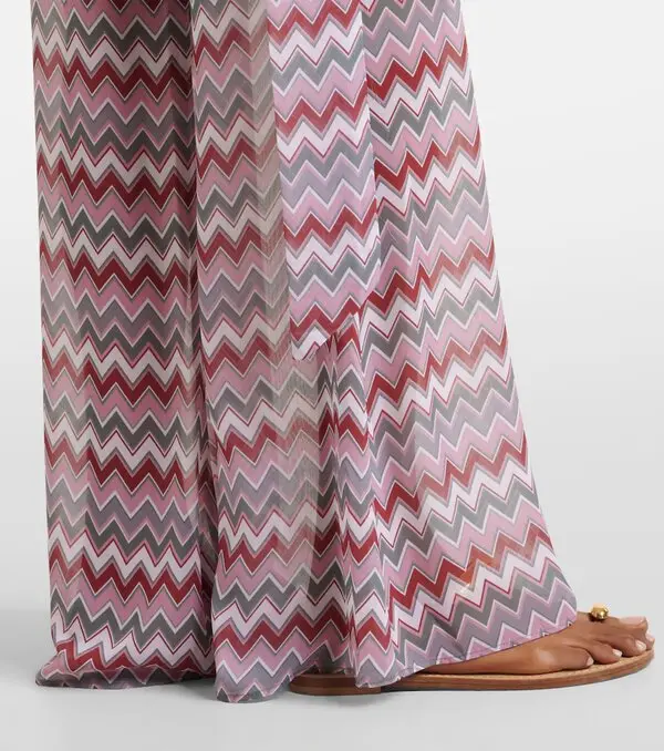 BANANHOT Bowie Chevron Flared Pants