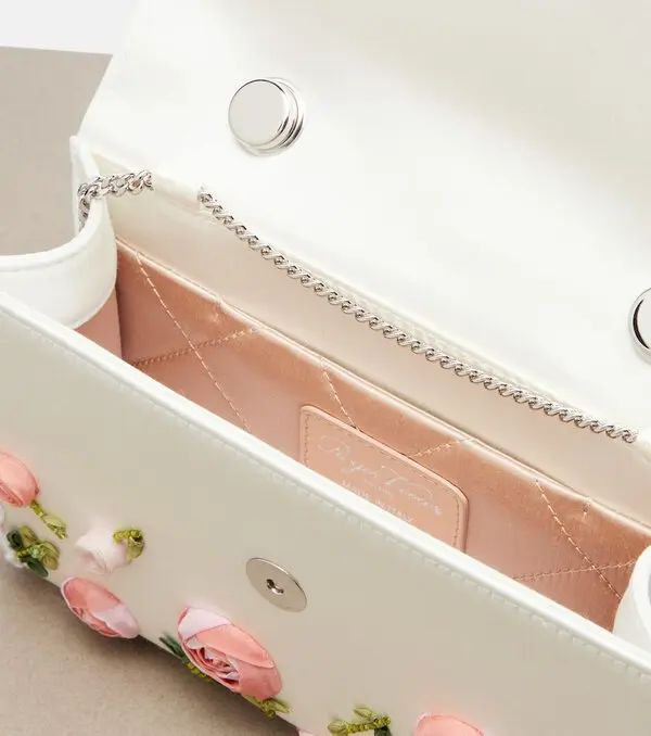 ROGER VIVIER Jewel Efflorescence Mini Top-handle Bag