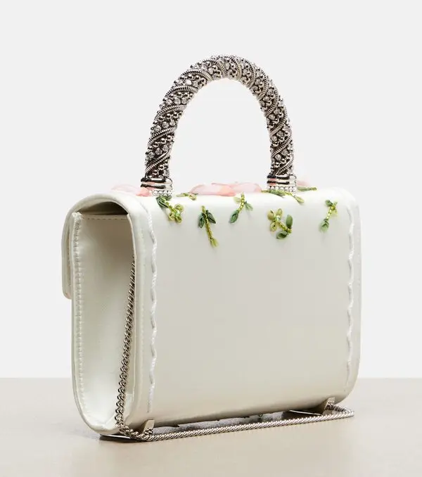 ROGER VIVIER Jewel Efflorescence Mini Top-handle Bag