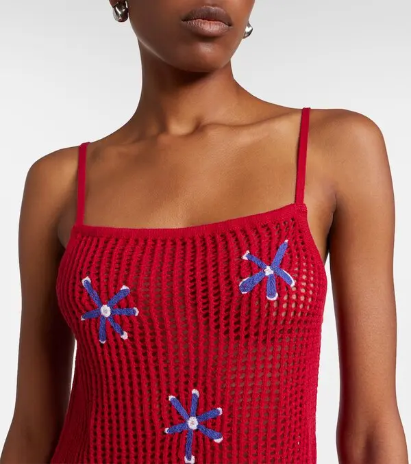 Staud Rio Crochet Cotton Beach Dress