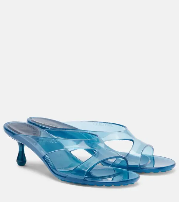 JIMMY CHOO Jelly Mules - Blue
