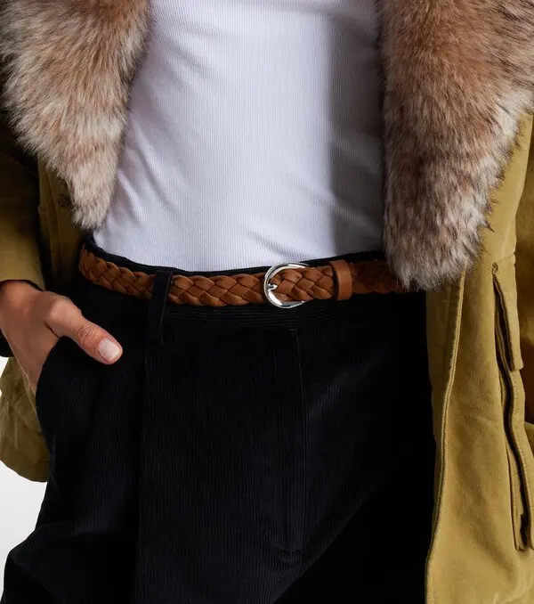 DEHANCHE Braided Leather Belt