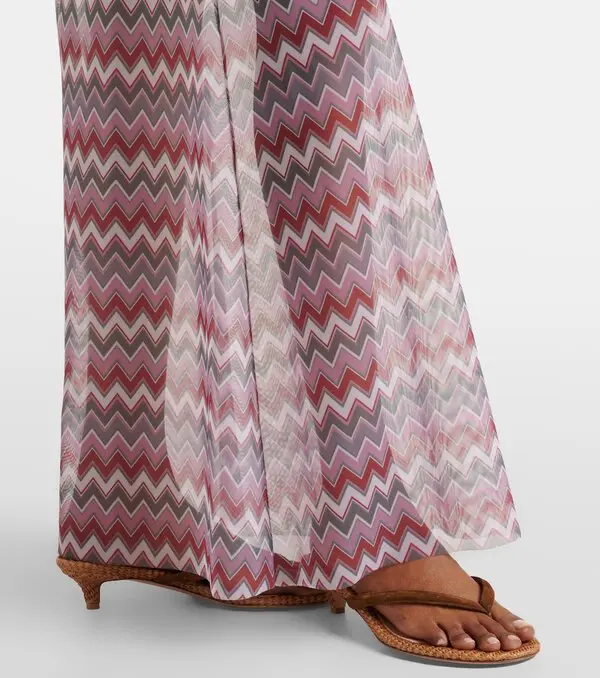 BANANHOT Solay Chevron Maxi Skirt