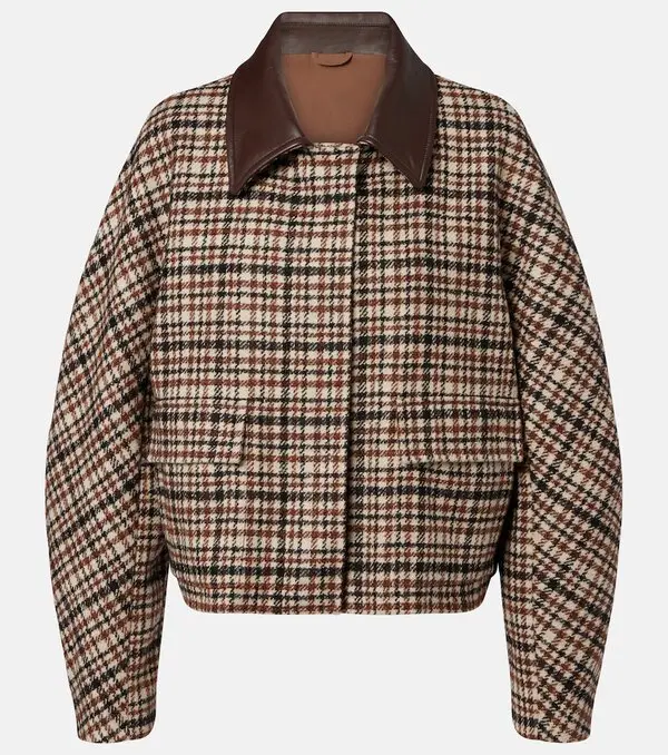 Brunello Cucinelli Checked Wool & Alpaca-blend Jacket - Multicoloured