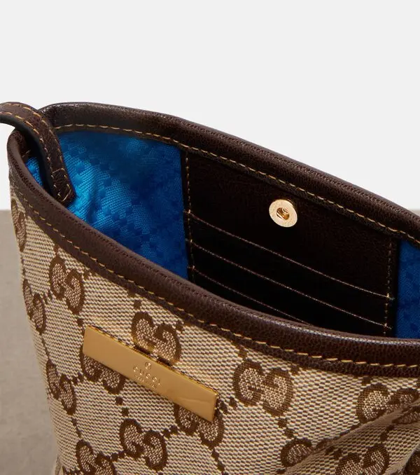 Gucci Mini Gg Canvas Crossbody Bag
