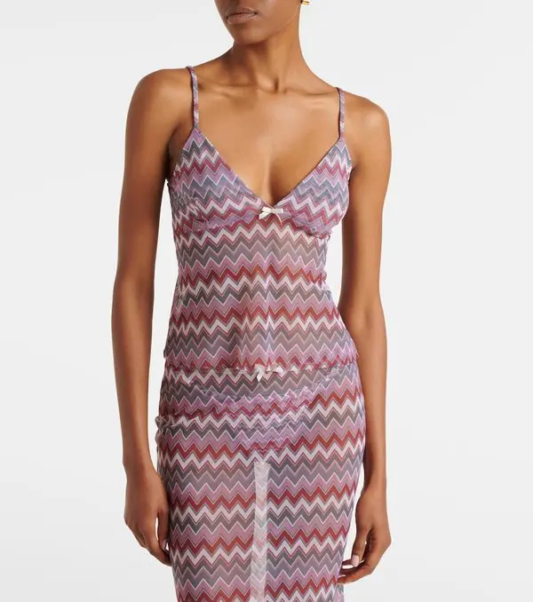 BANANHOT Solay Chevron Top - Multicoloured