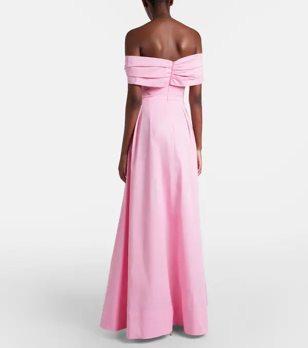 Rebecca Vallance Dianthe Off-the-shoulder Gown