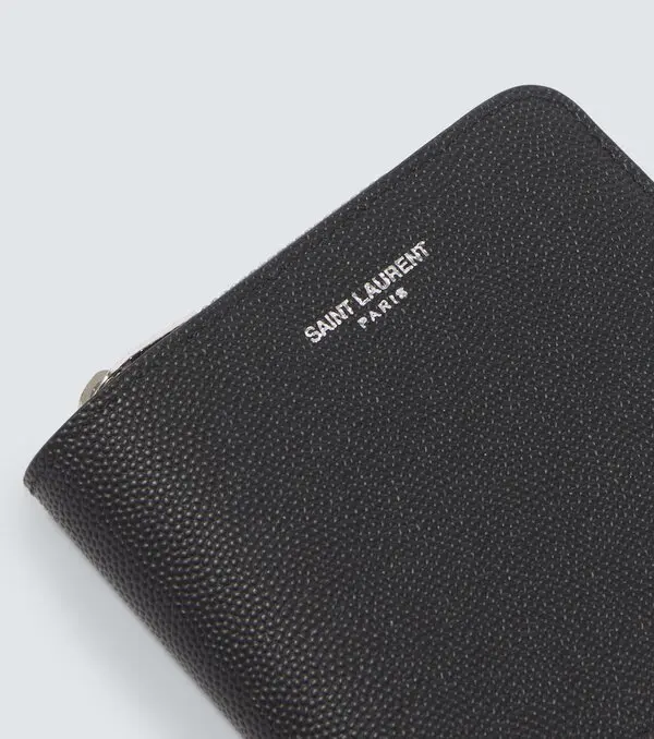 Saint Laurent East/west Leather Wallet