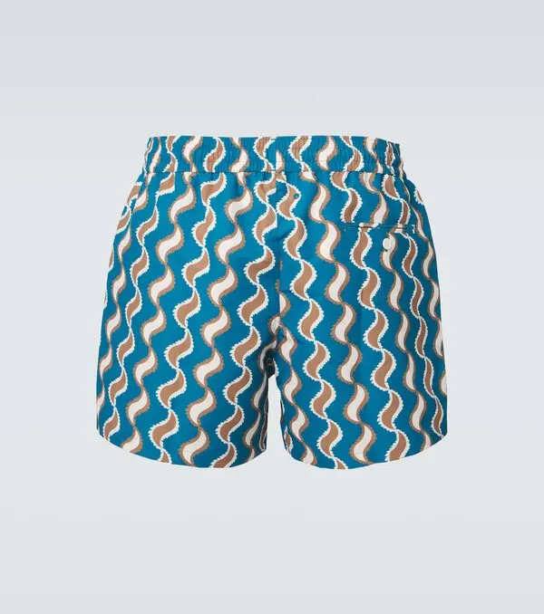 Frescobol Carioca Rio Printed Swim Trunks