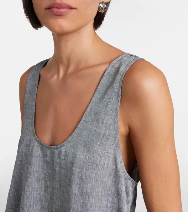 Asceno Sicily Linen Minidress
