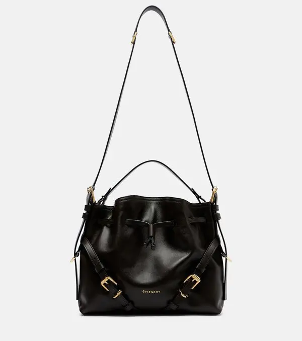 Givenchy Voyou Small Leather Shoulder Bag - Brown