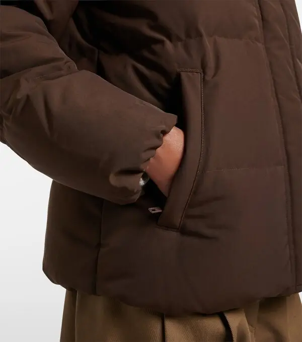Polo Ralph Lauren Logo Quilted Down Jacket - Brown
