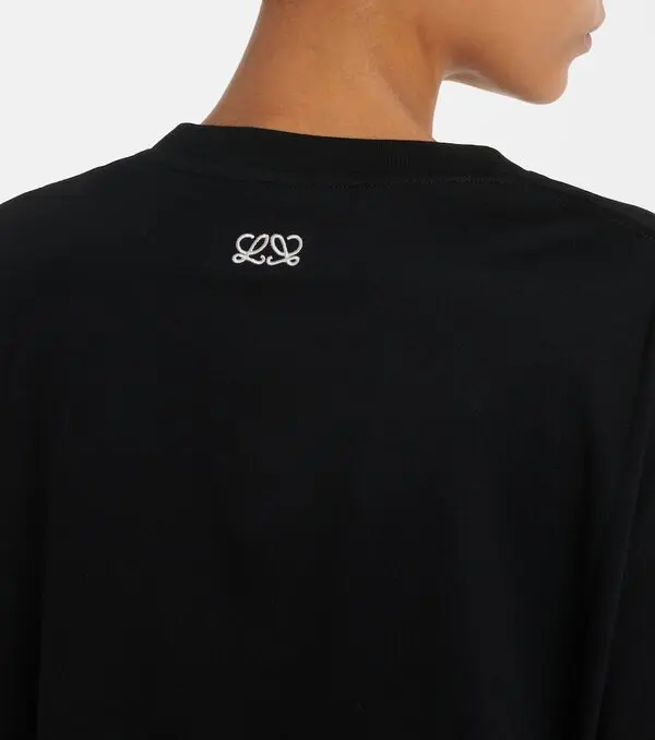 Loewe Cotton T-shirt With Logo Detail