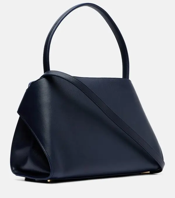 FERRAGAMO Hug Small Leather Shoulder Bag - Blue