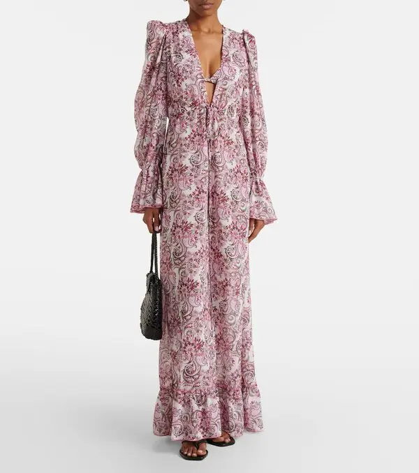 BANANHOT Berta Paisley Beach Cover-up
