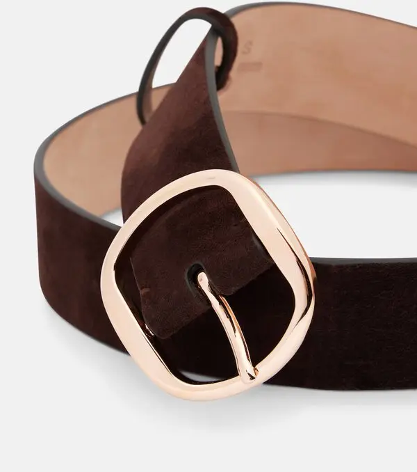 Gabriela Hearst Elster Suede Belt
