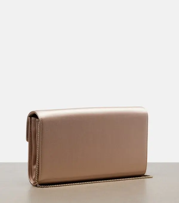 ROGER VIVIER Efflorescence Embellished Satin Clutch