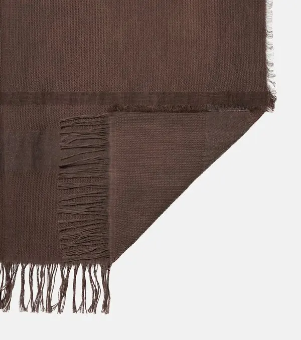 THE ROW Merisi Cotton And Linen Scarf
