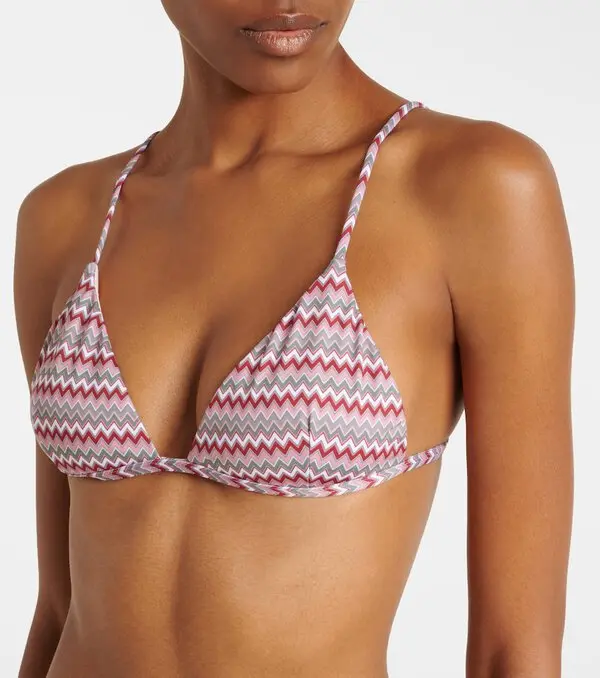 BANANHOT Emilynn Chevron Bikini Top