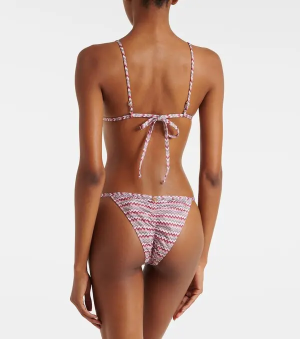 BANANHOT Emilynn Chevron Bikini Top