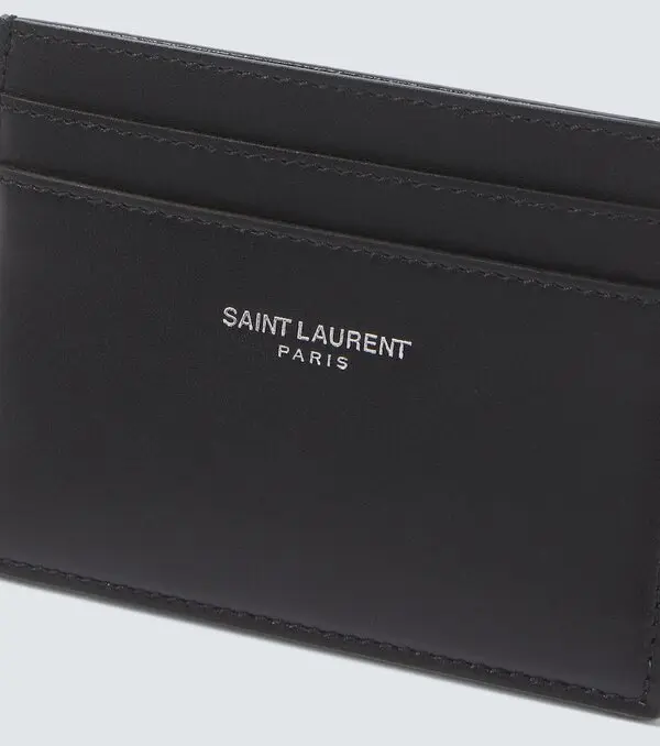 Saint Laurent Leather Card Holder