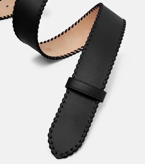 Khaite Theo Leather Belt