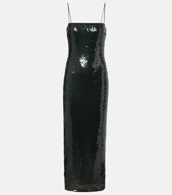 ROTATE BY BIRGER CHRISTENSEN Sequined Maxi Dress