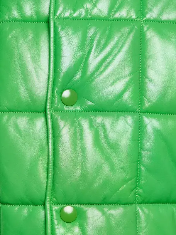 Bottega Veneta Quilted Sleeveless Vest - Green