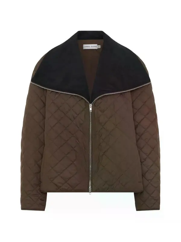 Anna Quan Morandi Quilted Jacket - Brown