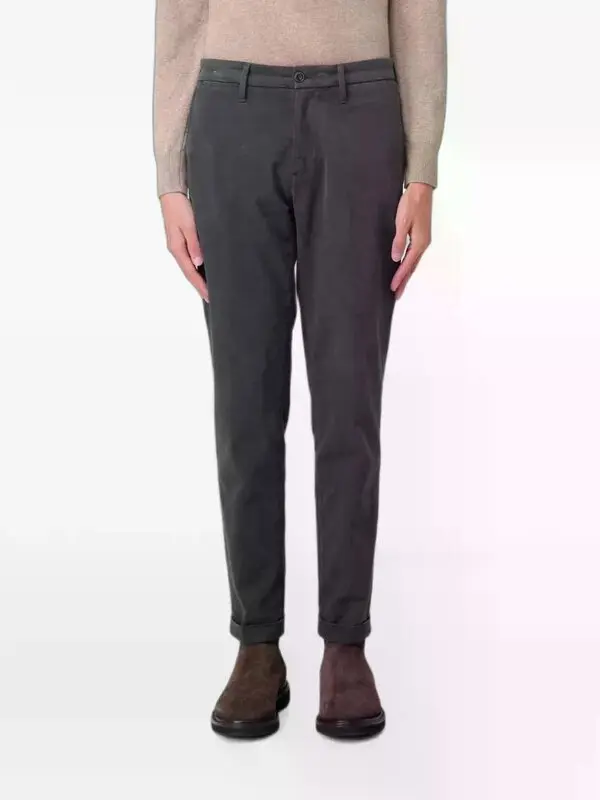 RE-HASH Logo-patch Chino Trousers