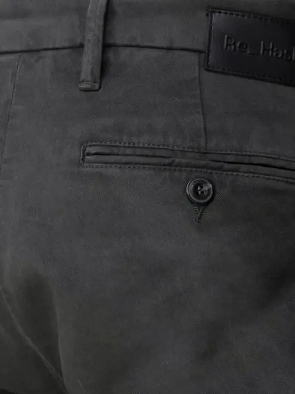 RE-HASH Logo-patch Chino Trousers