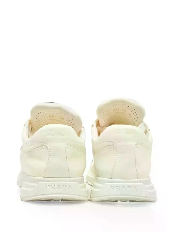 Prada Perforated Lace-up Sneakers